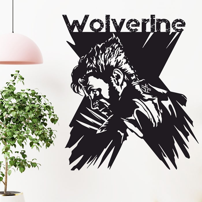 Росомаха – Марвел, чертеж панно для лазера dxf / Wolverine DXF – Drawing