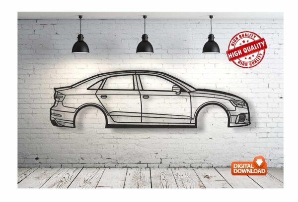 Audi-rs3-var – Панно, чертеж в DXF формате – Drawing