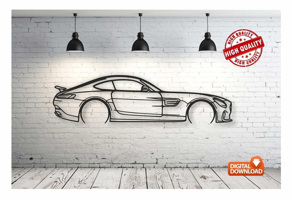 Mercedes amg gts – Панно, чертеж в DXF формате – Drawing